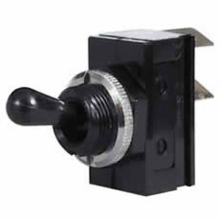 On/Off Toggle Switch with Plastic Toggle Lever - 10A at 12V - Each - 0 ...