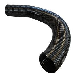 127mm Black Smooth Bore PVC Ducting (1 Metre) | L&S Engineers
