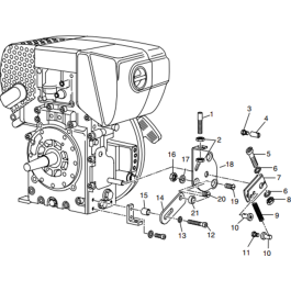 Speed Control for Bowdencable Assembly for Hatz 1B20 Diesel Engine | L ...