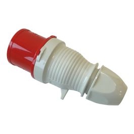 Industrial Plug 415v 5 Pin 32 Amp 3 Phase Red Connector | L&S