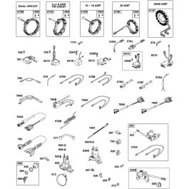 Alternator Assembly for Briggs and Stratton Model No.386447-3048-G1 ...