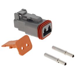 Deutsch 2 Pin Plug Connector Kit - 4 Pieces - 374 151 | L&S