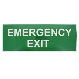 Self Adhesive Emergency Exit Sign - 400x150mm | L&S