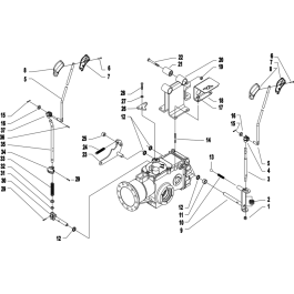 Controls Assembly for Camon C10 (PowerSafe) Rotovators | L&S Engineers