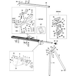 Main Assembly for DeWalt DE7023 Type 1 Leg Stand | L&S Engineers