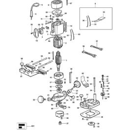 Main Assembly for DeWalt DW615 Type 4 Router | L&S Engineers