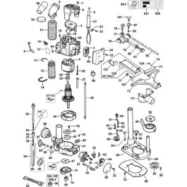 Main Assembly for DeWalt DW621 Type 3 Router | L&S Engineers