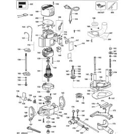Main Assembly for DeWalt DW626 Type 1 Router | L&S Engineers