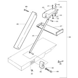 Guard Assembly for DeWalt DW733S Type 2 Planer Thicknesser | L&S Engineers