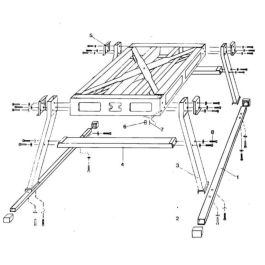 Main Assembly for DeWalt DW8101----G-TYPE-1 Radial Arm Saw | L&S Engineers