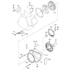 Cooling, Starting Assembly for Robin / Subaru EX40 Engines | L&S Engineers