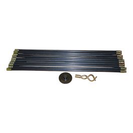 Universal Drain Clean Set (10 x Rods, Plunger & Worm) by Faithfull | L ...