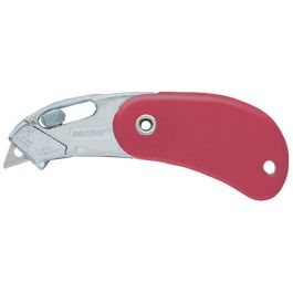 Pocket Safety Cutter Spring Back Safety Slider Right /Left Handed - Red ...