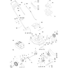 Complete Product Assembly for Flymo QUICKSILVER 46SD Mowers | L&S Engineers