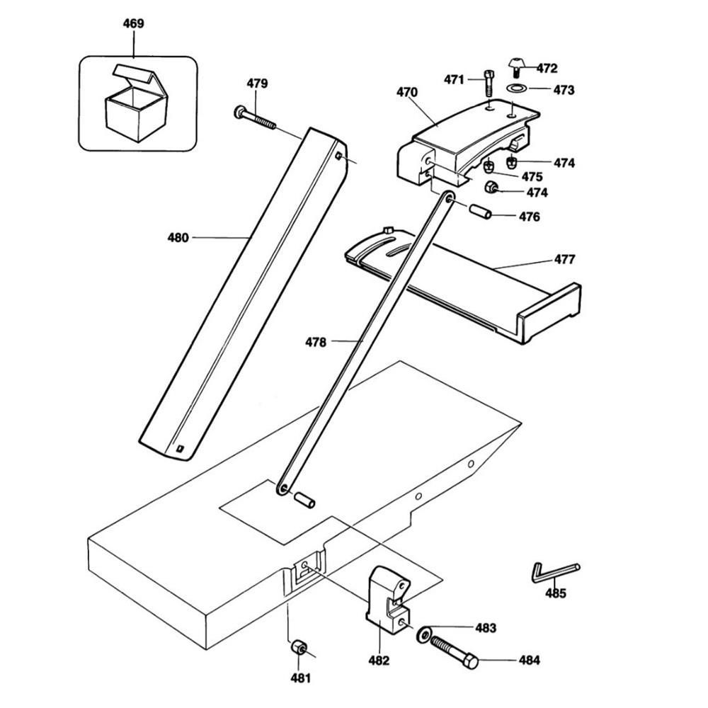 Guard Assembly for DeWalt DW1163 Type 2 Planer Thicknesser | L&S Engineers