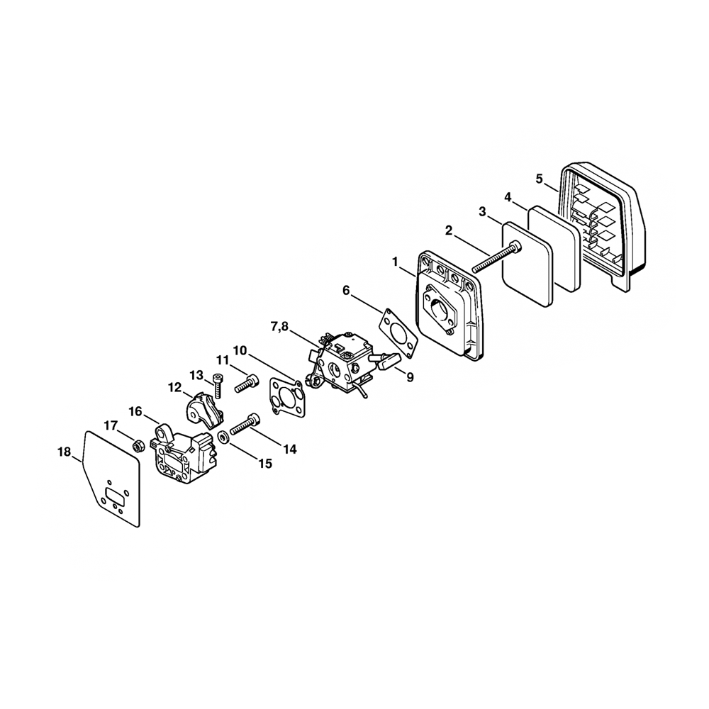 Stihl FS108 Air Filter Assembly for Brushcutters | L&S