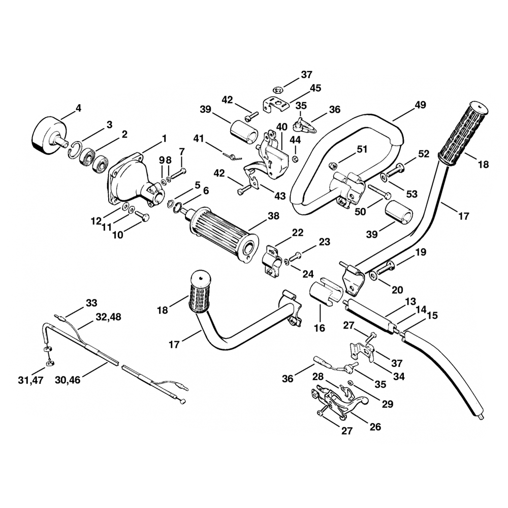 Stihl FS61 Clutch Housing Drive Tube Assembly | L&S