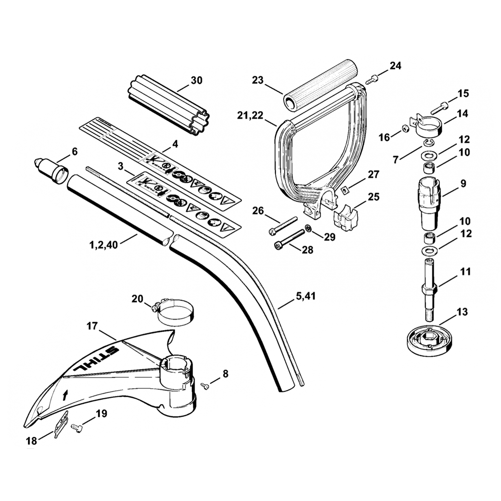 Stihl FS75 Drive Tube Assembly for Brushcutters | L&S